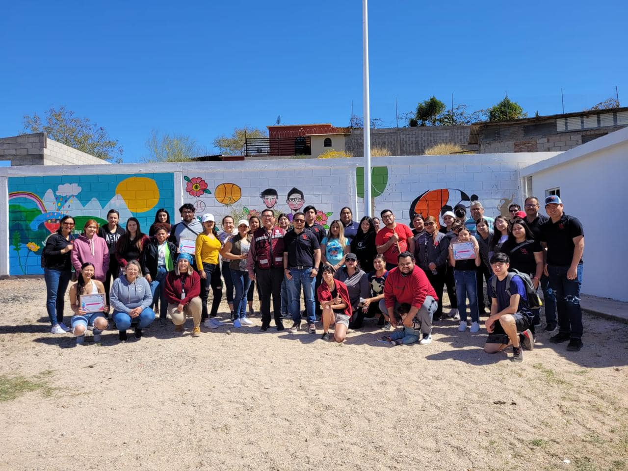 Entrega simbólica de el parque la Presa. – Municipio de sonoyta
