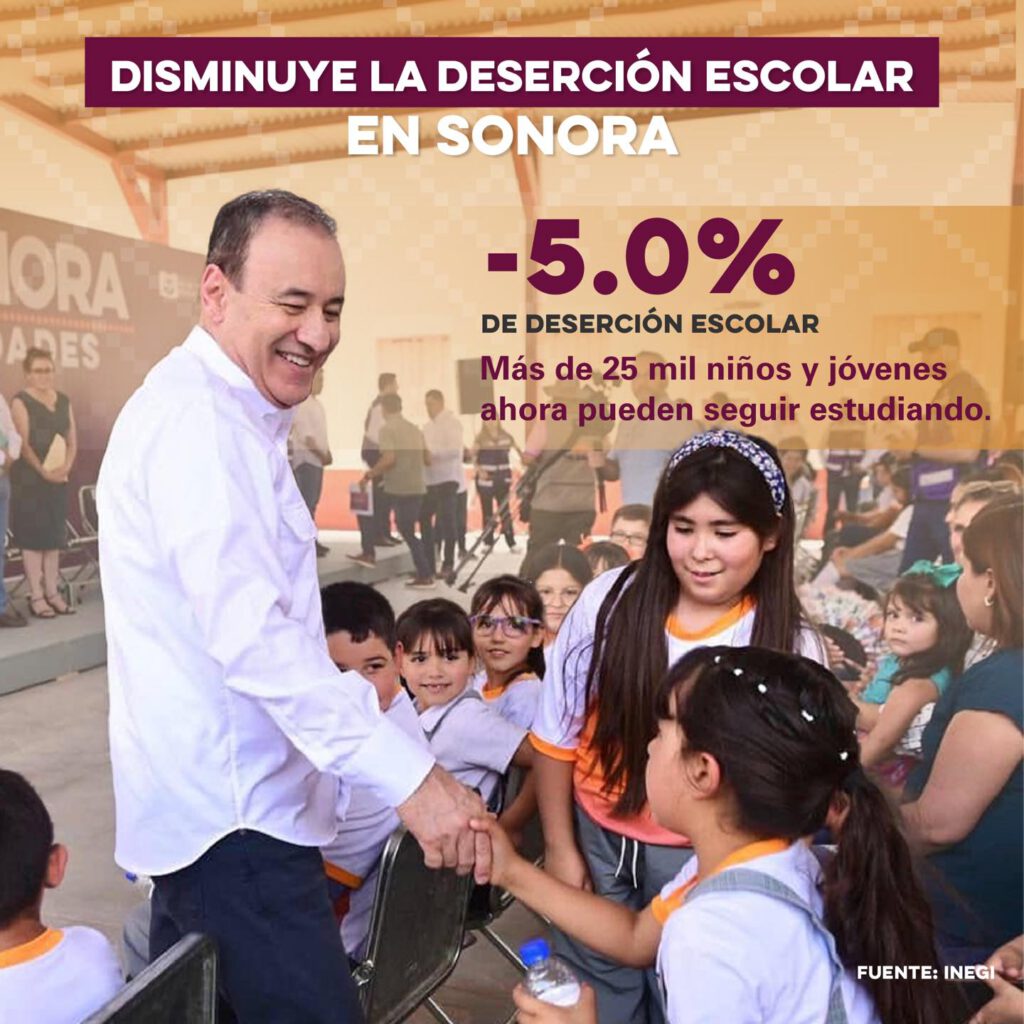Disminuye la Deserción Escolar en Sonora. – Municipio de sonoyta
