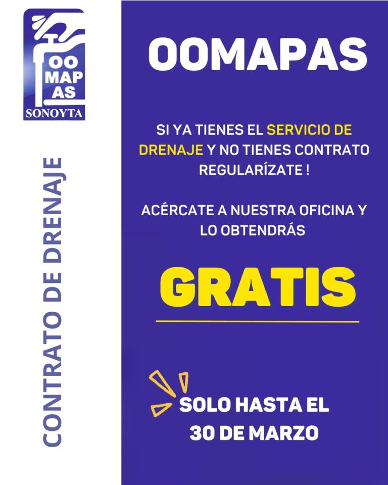 OOMAPAS TE INVITA A REGULARIZAR EL ESTADO DE TU CUENTA. – Municipio de sonoyta